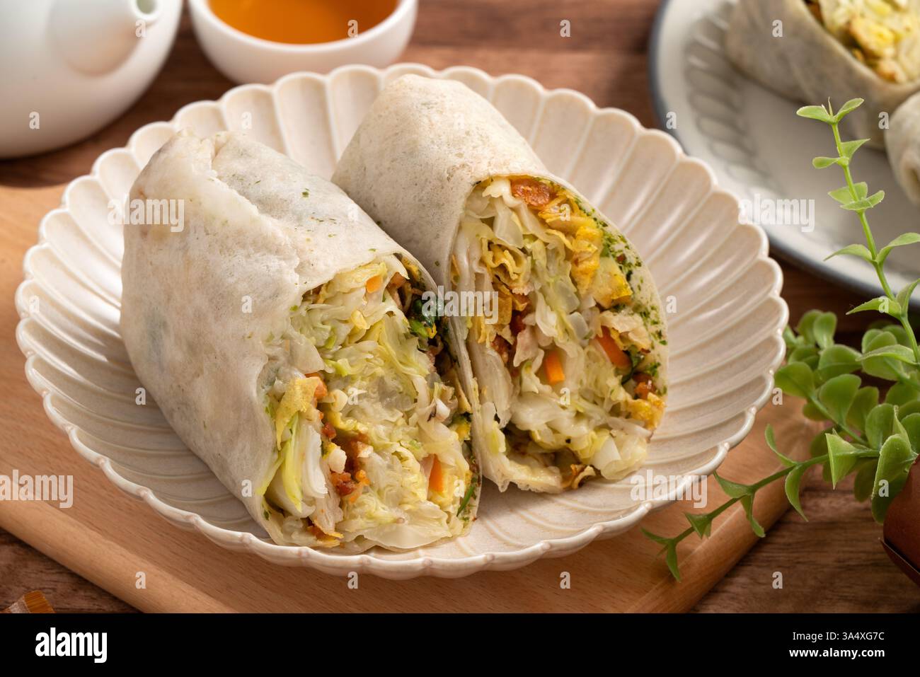 Delicious popiah, lumpia, Taiwanese spring roll for traditional Tomb ...