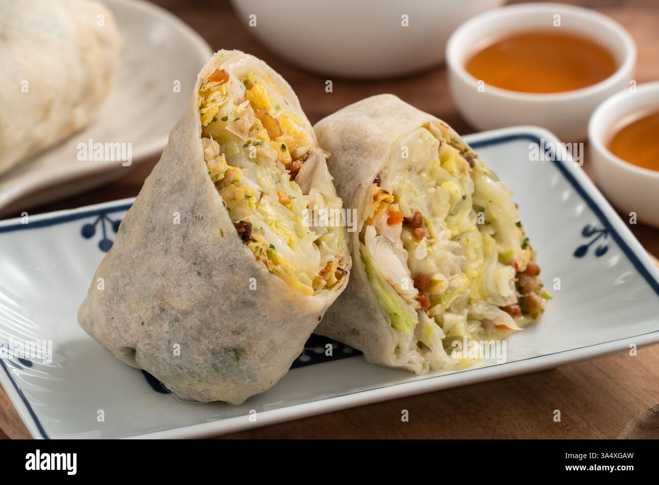 Delicious popiah, lumpia, Taiwanese spring roll for traditional Tomb ...
