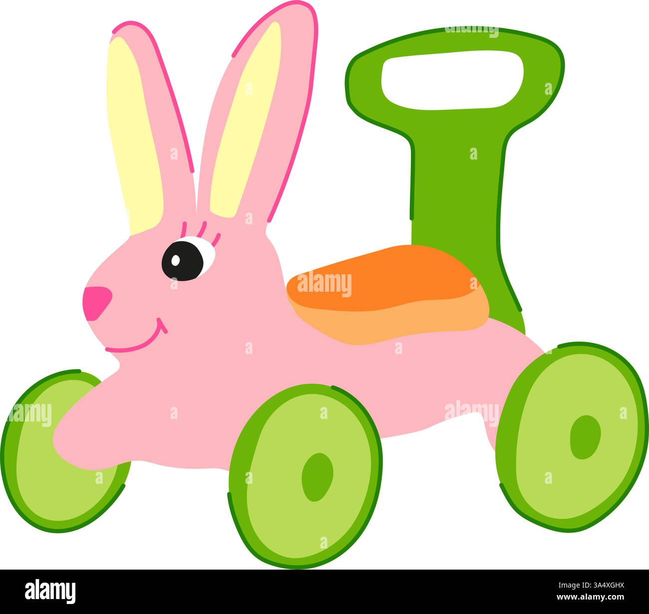 bike ride on toy cartoon vector illustration Stock Vector Image & Art ...