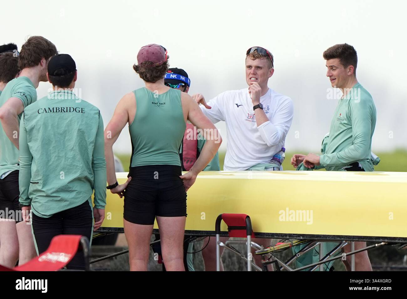 Cambridge University's Matthew Heywood during a training session on the ...