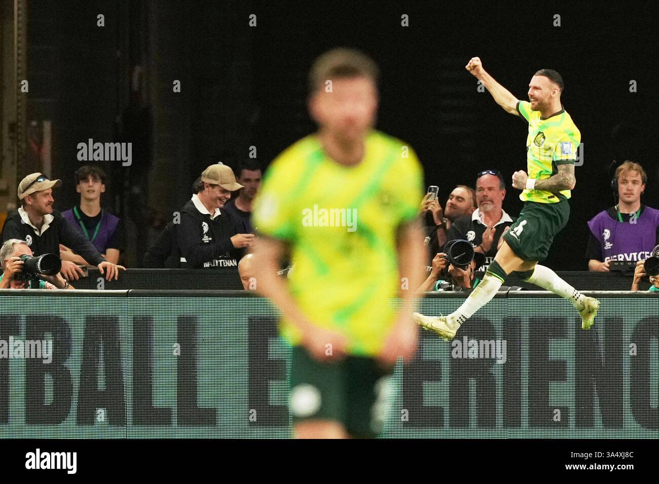 Australia's Martin Boyle celebrates after scoring against Indonesia ...