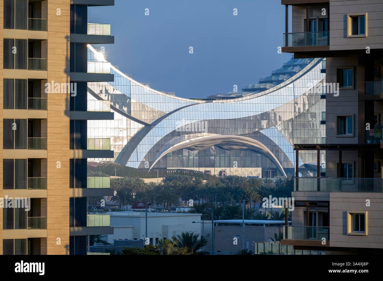 The newly developed Lusail skyline. Lusail City view in day time Stock ...