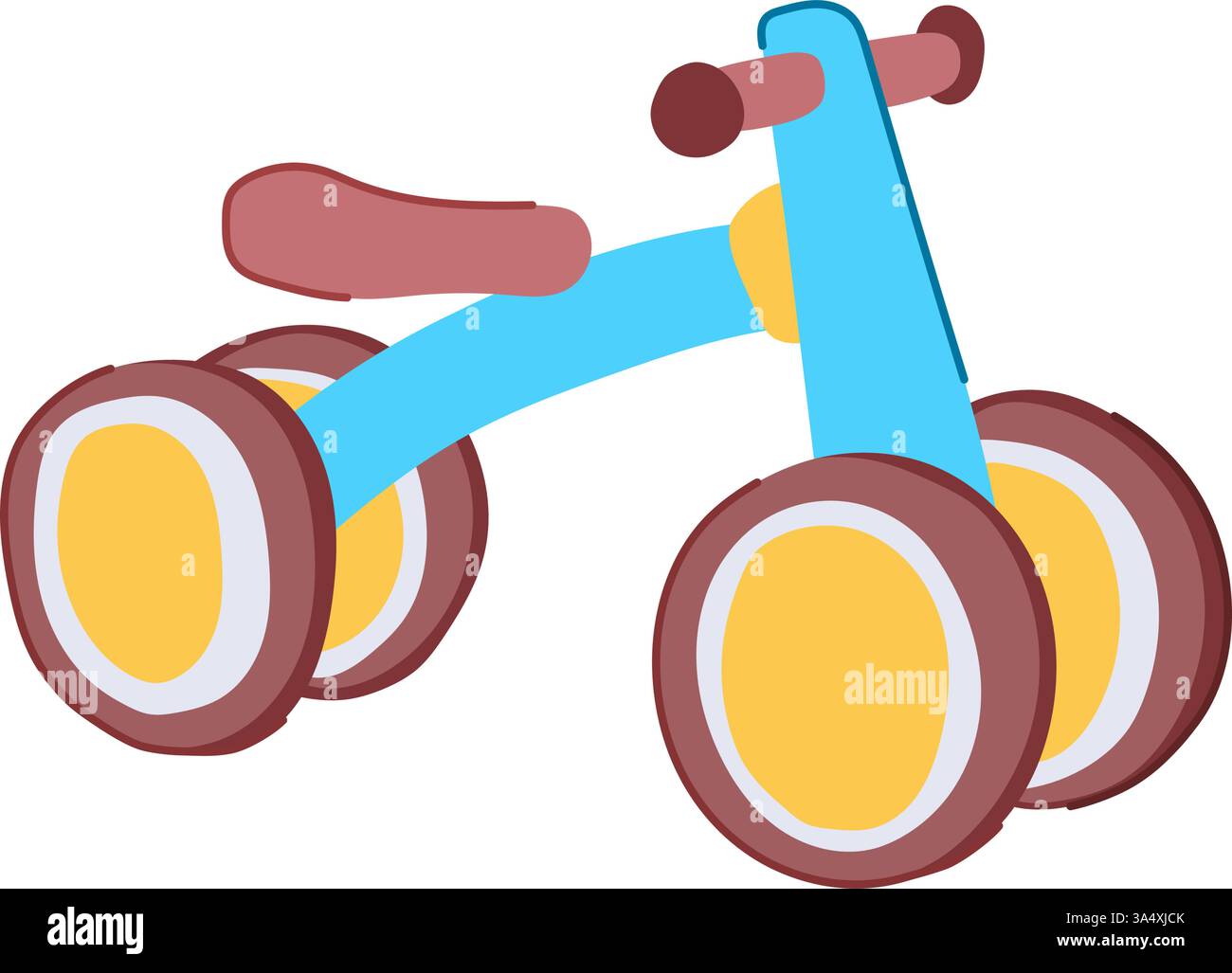 jeep ride on toy cartoon vector illustration Stock Vector Image & Art ...