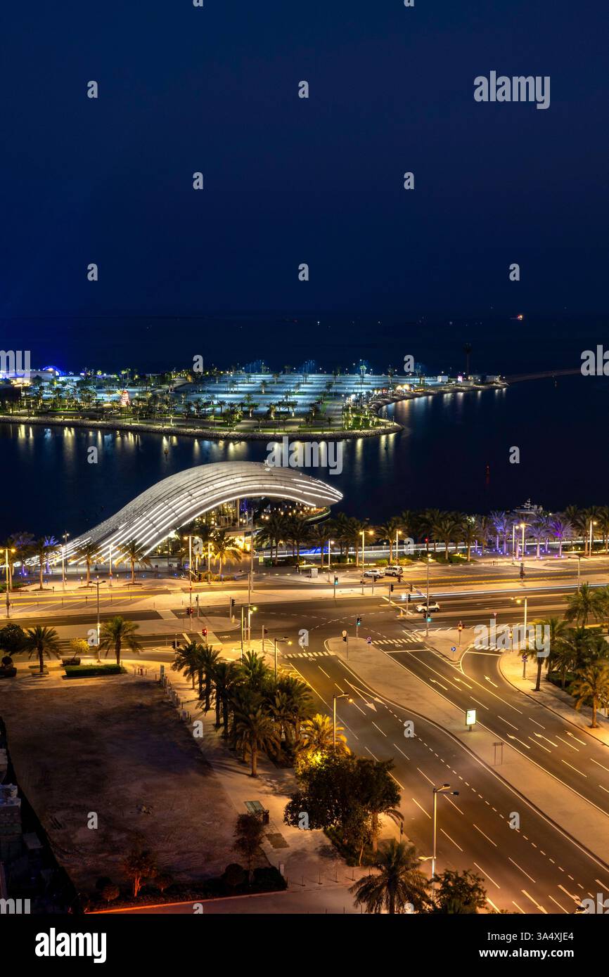 Beefbar Doha Al Maha Island Lusail Marina Yacht club Qatar Stock Photo ...