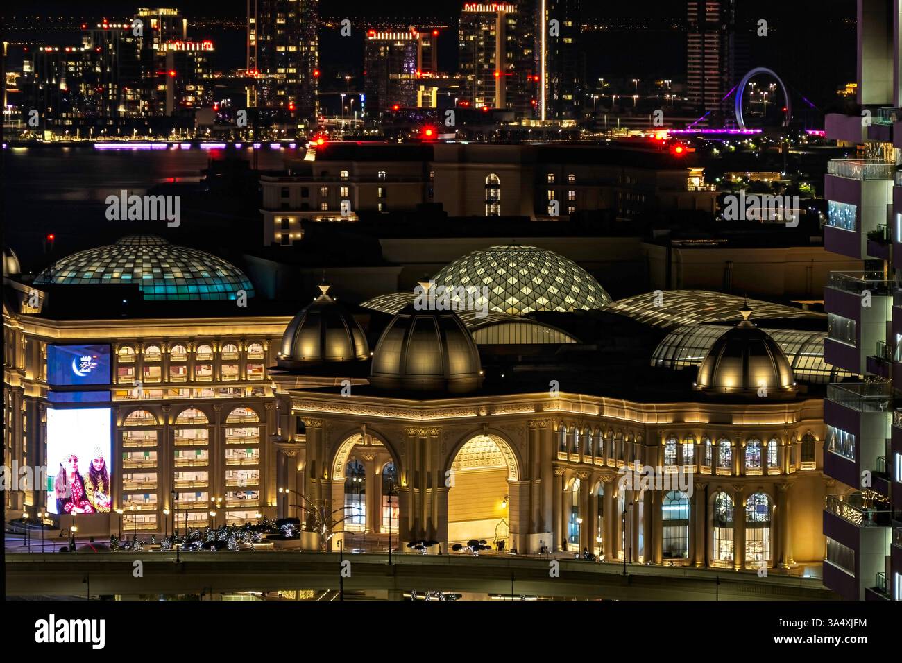 Aerial view of Beautiful Place Vendome Mall Lusail Qatar Stock Photo ...