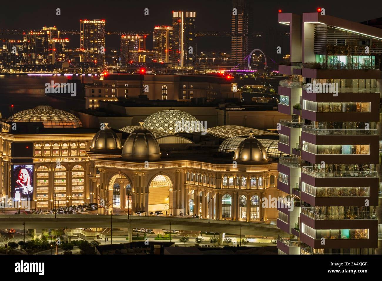 Aerial view of Beautiful Place Vendome Mall Lusail Qatar Stock Photo ...