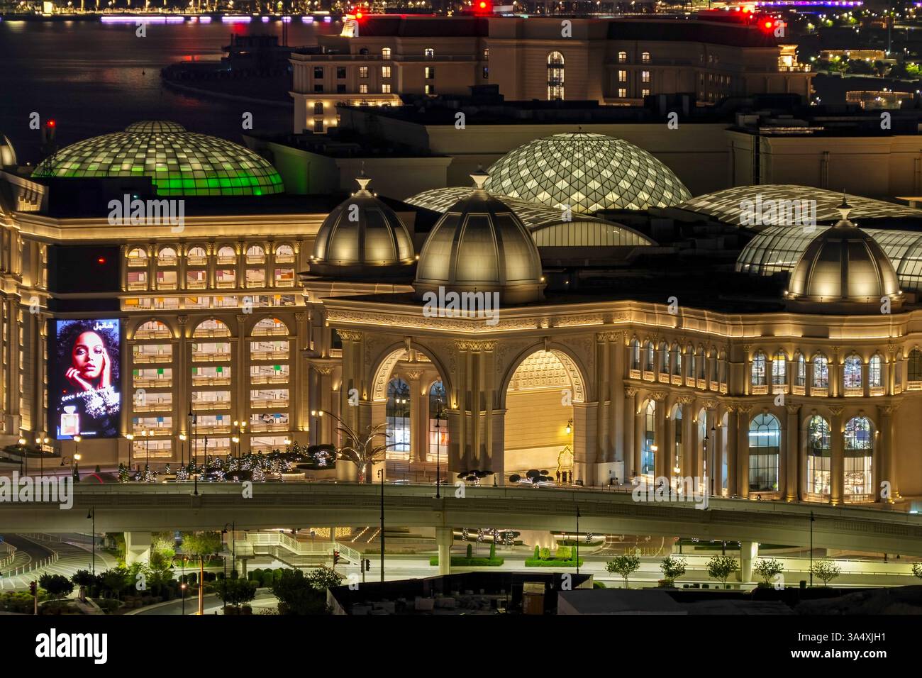 Aerial view of Beautiful Place Vendome Mall Lusail Qatar Stock Photo ...