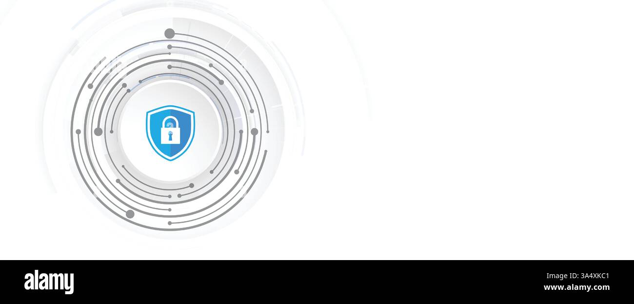 Cyber security protection devices from hacker attack Stock Vector Image ...