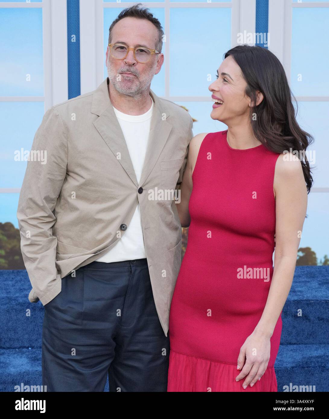 Los Angeles, USA. 19th Mar, 2025. (L-R) Jason Lee and Ceren Alkac ...