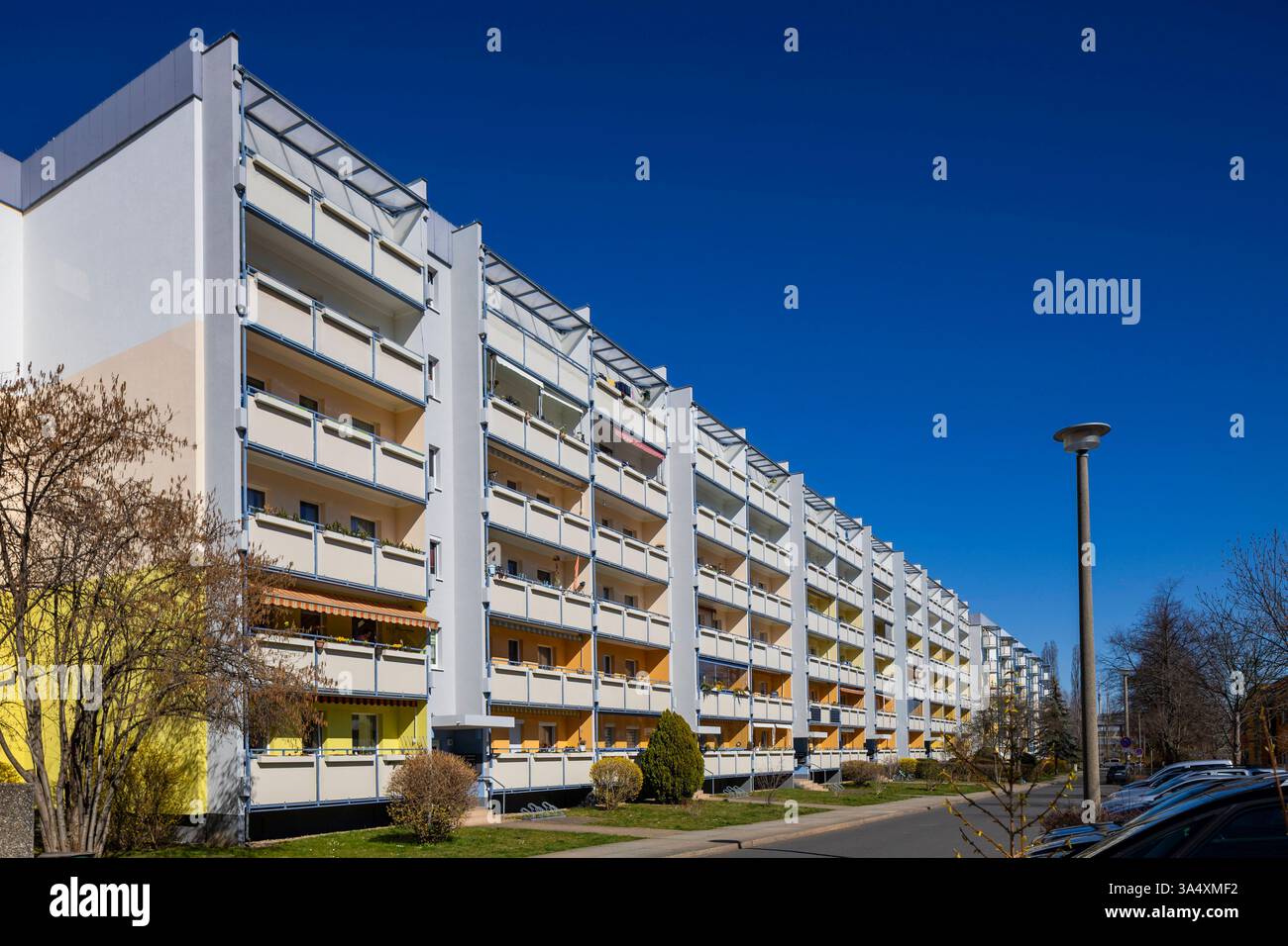 Dresden Prohlis Sanierte Plattenbauten aus DDR Zeiten Dresden Sachsen ...