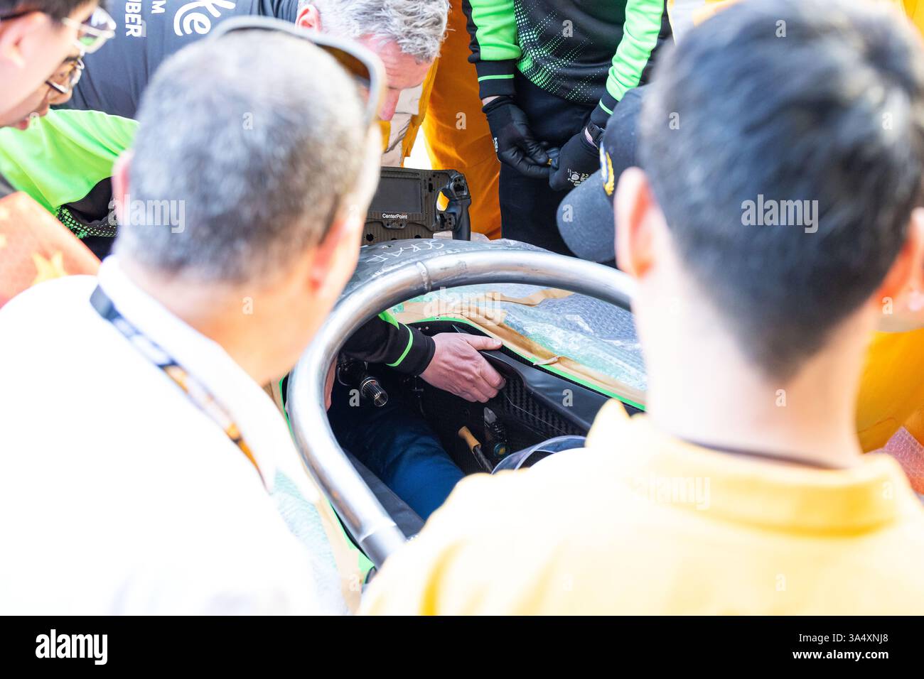 Shanghai, Chine. 20th Mar, 2025. FIA extrication exercise illustration ...