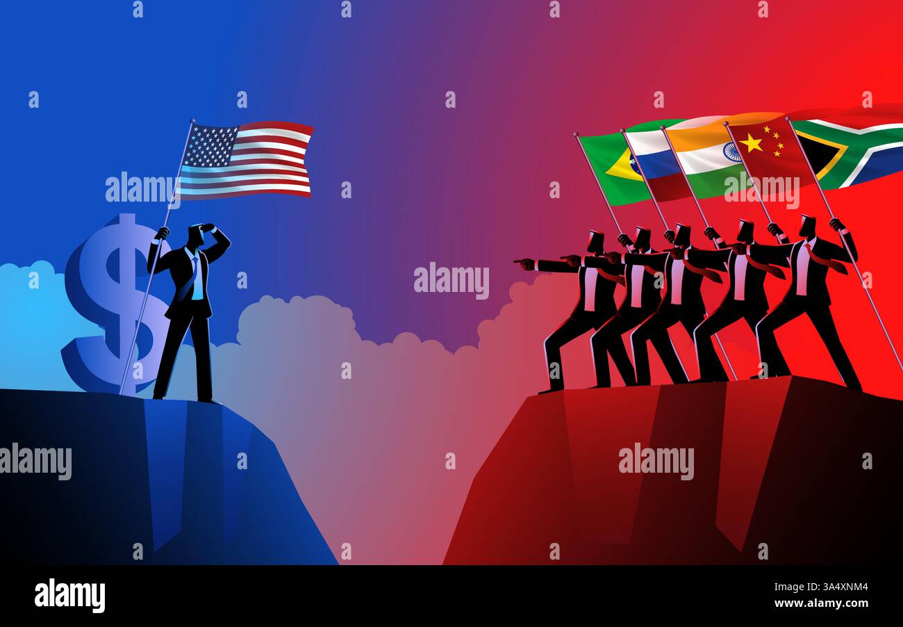 Flags brics countries india Stock Vector Images - Alamy