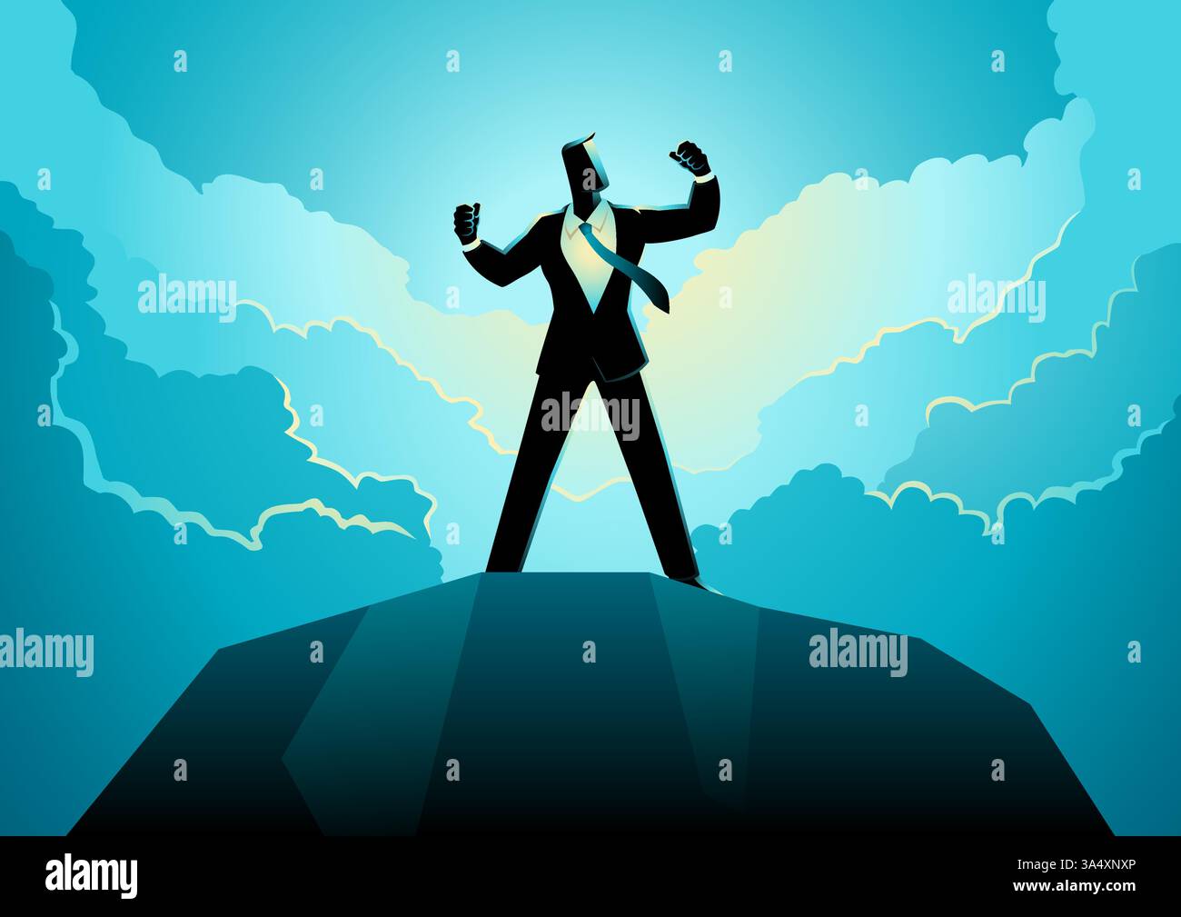 Heroic achievement Stock Vector Images - Alamy