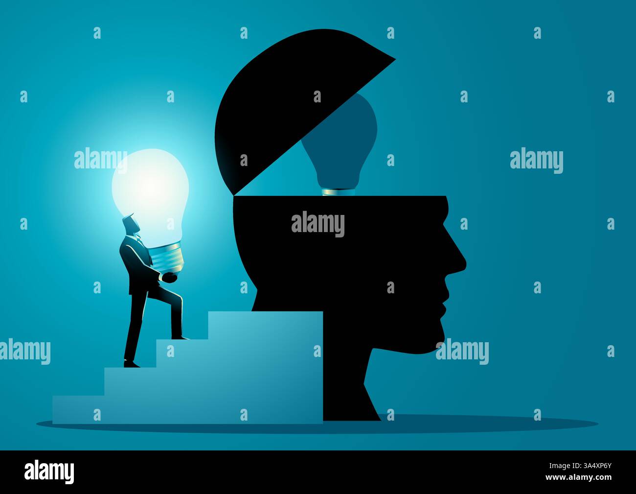 Intellectual enlightenment Stock Vector Images - Alamy