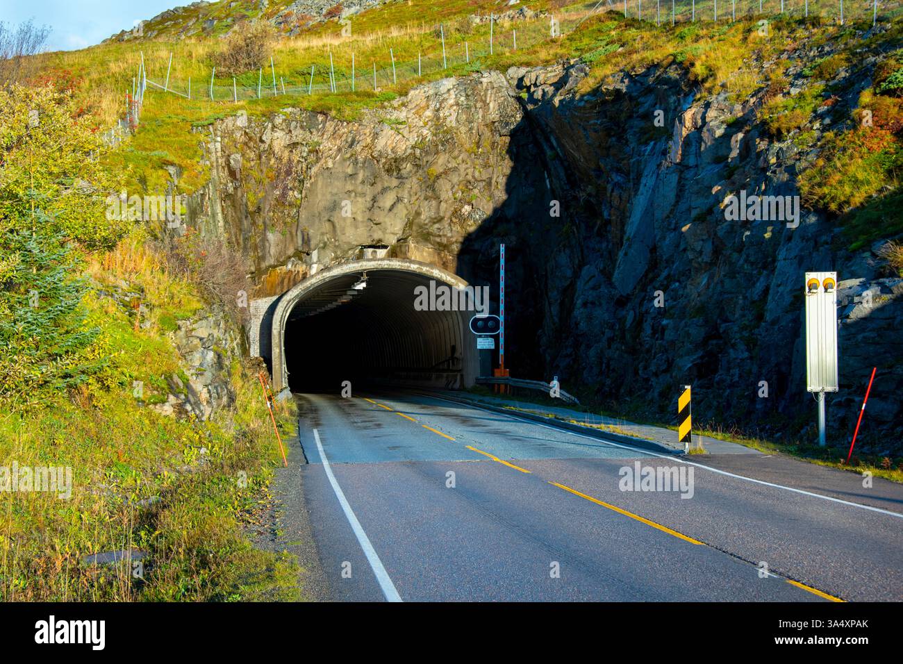 Nappstraum Tunnel (Nappstraumtunnelen) - Norway Stock Photo - Alamy