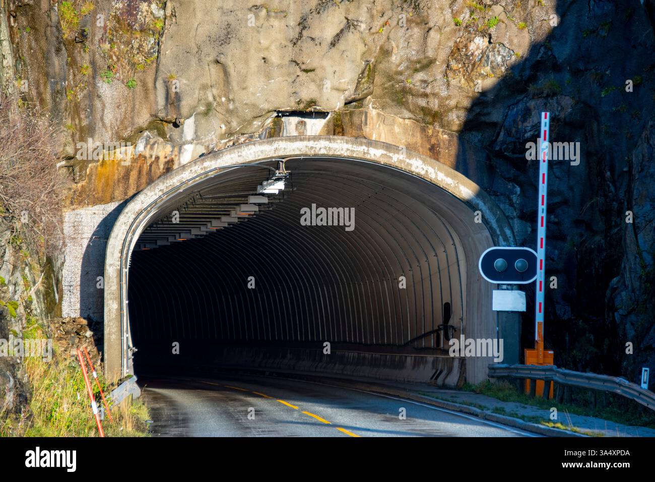 Nappstraum Tunnel (Nappstraumtunnelen) - Norway Stock Photo - Alamy