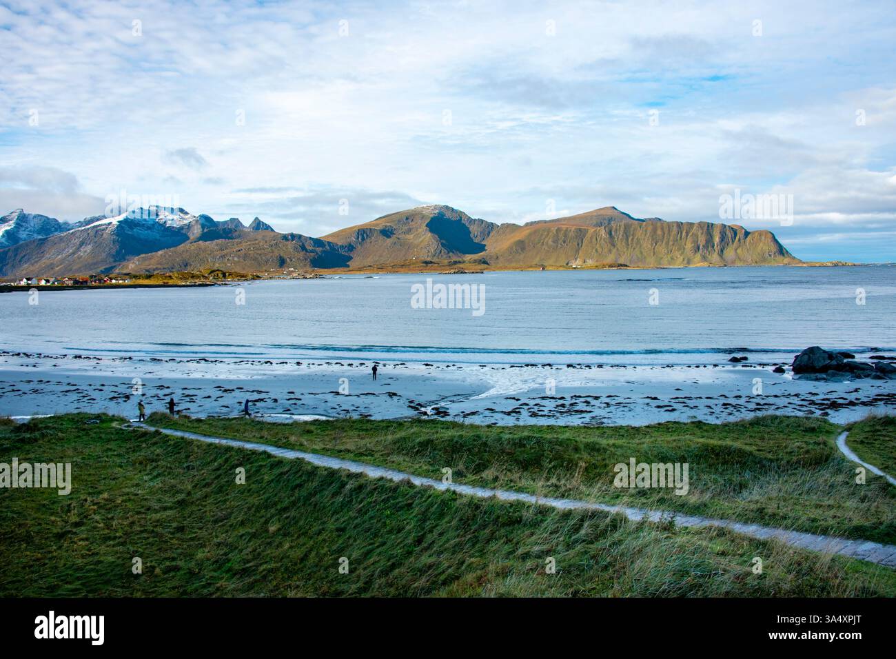 Ramberg Beach in Lofoten - Norway Stock Photo - Alamy