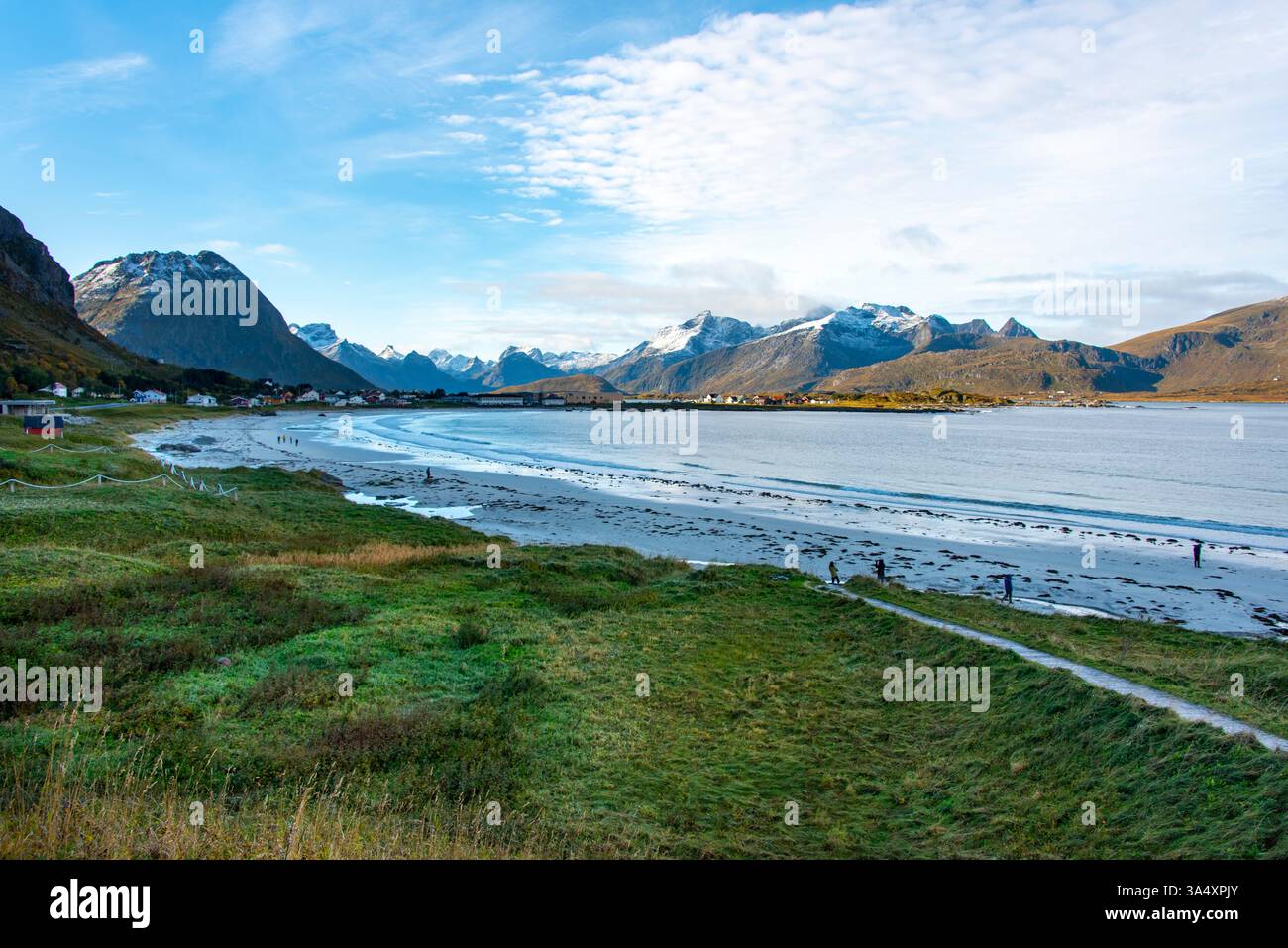 Ramberg Beach in Lofoten - Norway Stock Photo - Alamy