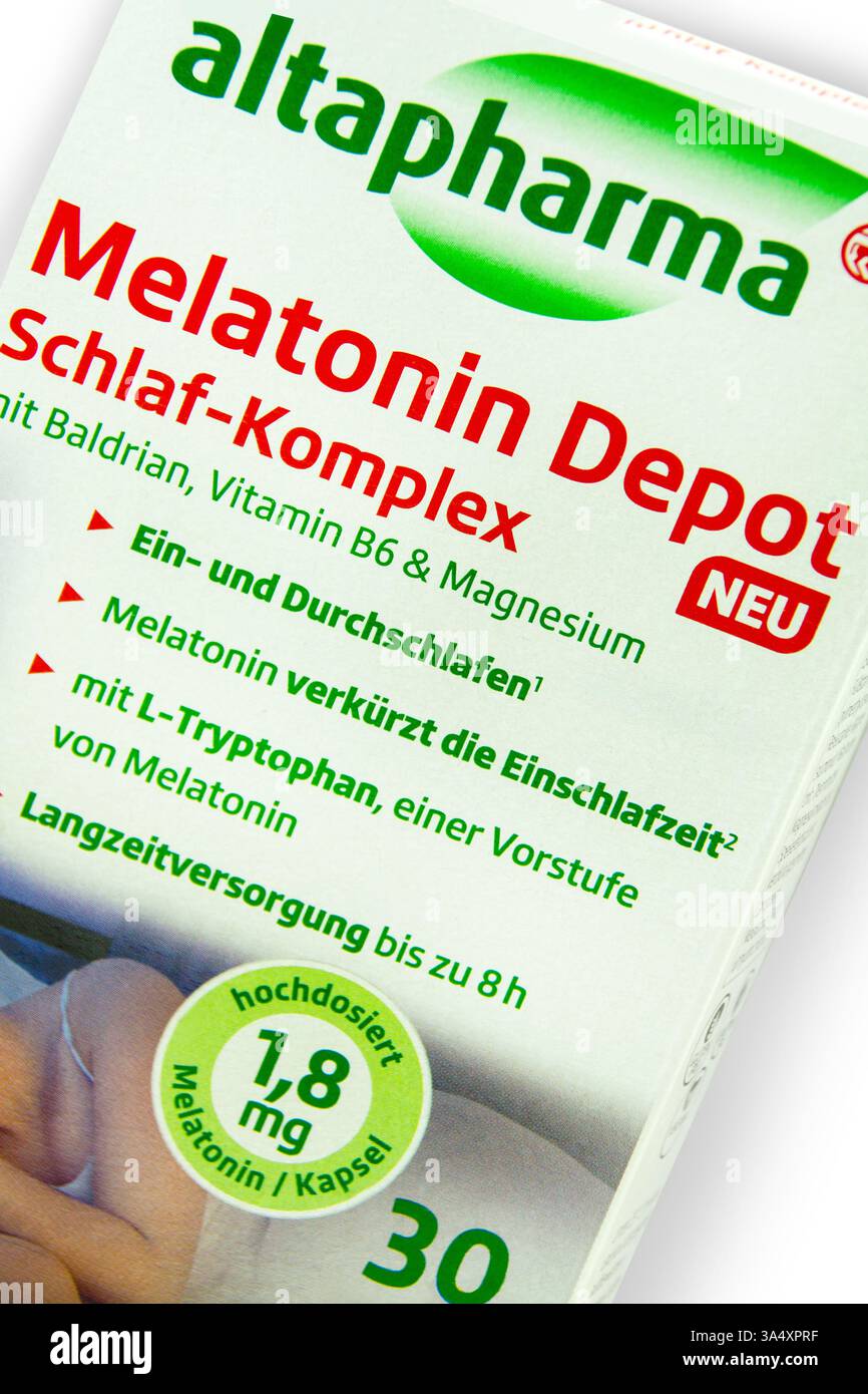 Melatonin schlaf hi-res stock photography and images - Alamy