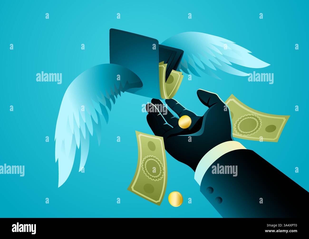 Falling loss Stock Vector Images - Alamy
