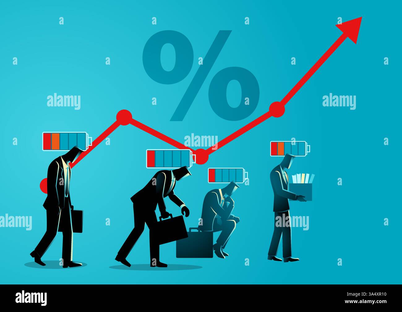 Rising symbolized Stock Vector Images - Alamy