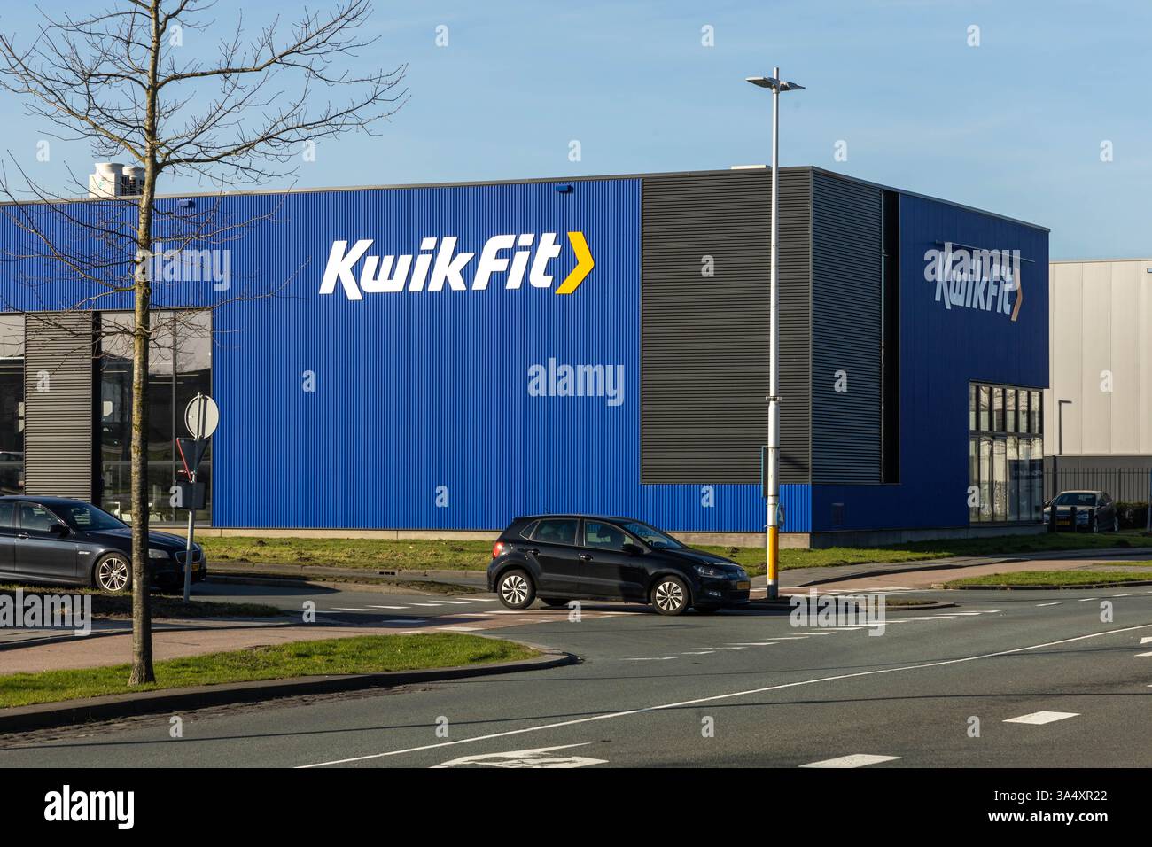 Kwik fit signage logo front store a car servicing and repair chain ...