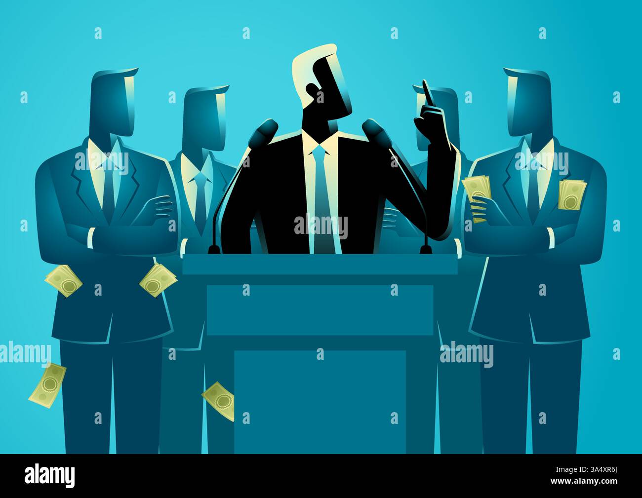 Plutocracy Stock Vector Images - Alamy