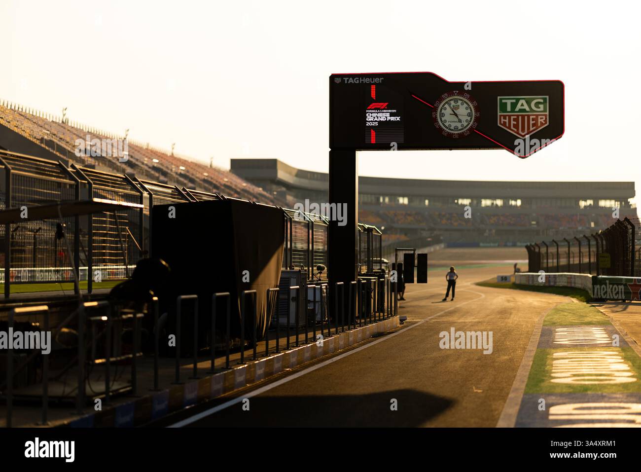 Pitlane exit illustration during the Formula 1 Heineken Chinese Grand ...