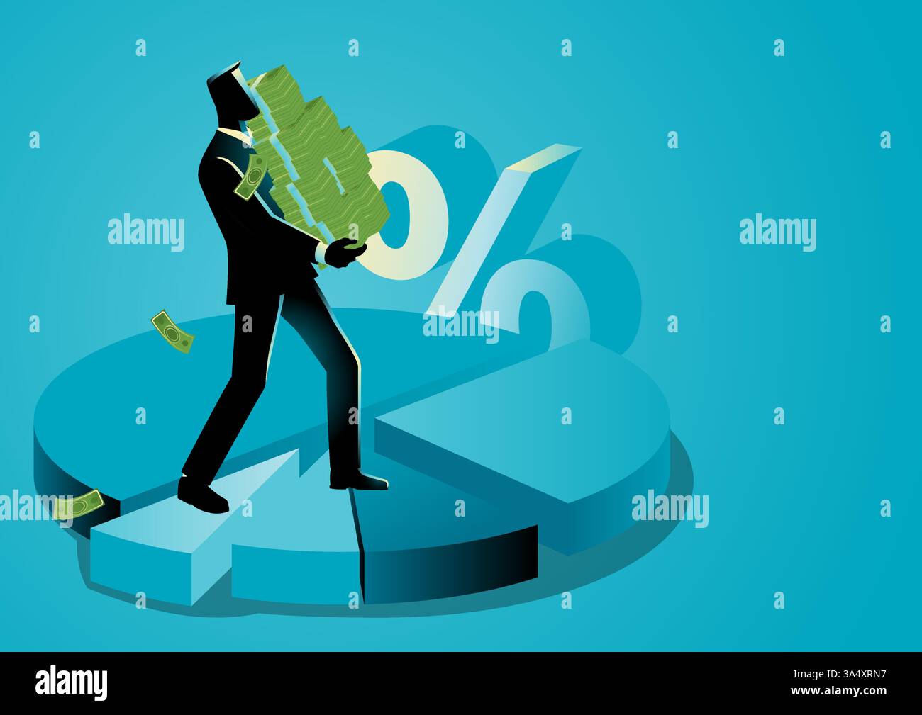 Successful profit sharing Stock Vector Images - Alamy