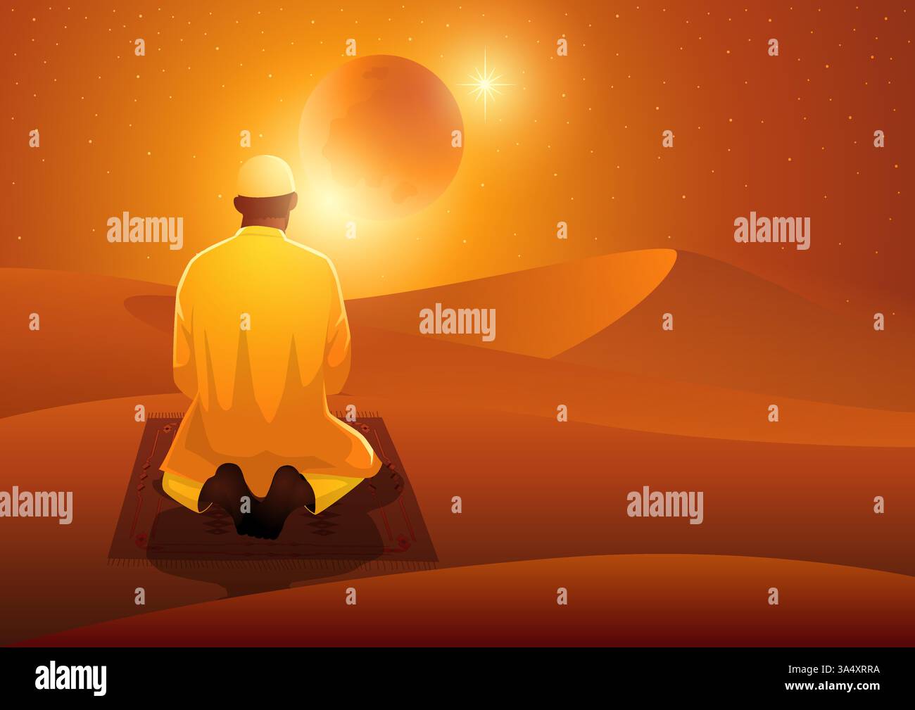 Muslim crescent moon in Stock Vector Images - Alamy