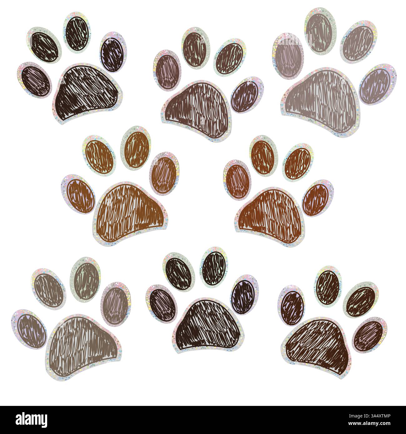 Gradient prints Cut Out Stock Images & Pictures - Alamy