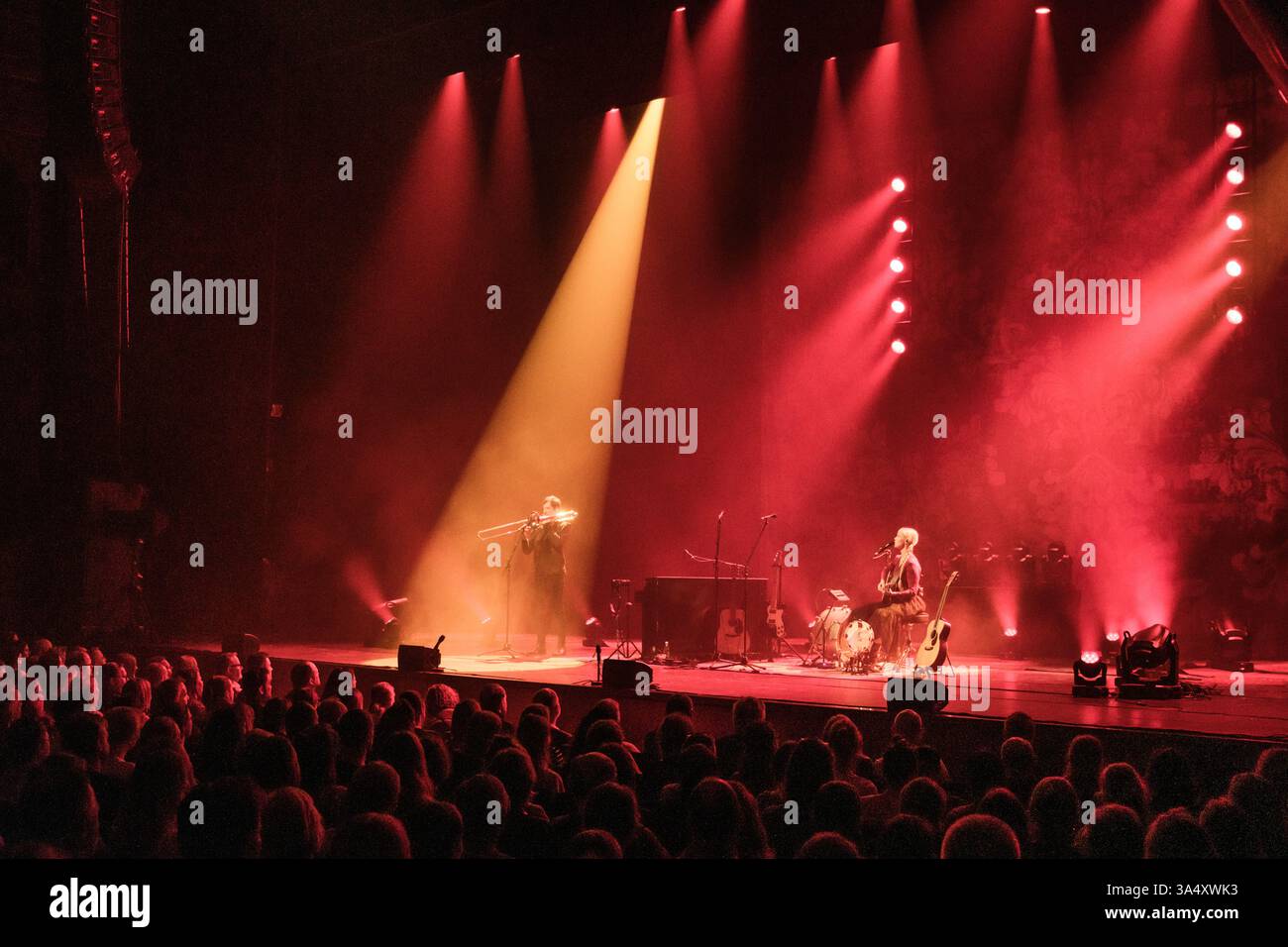 Copenhagen, Denmark. 15th, March 2025. Tina Dickow and Helgi Jonsson ...
