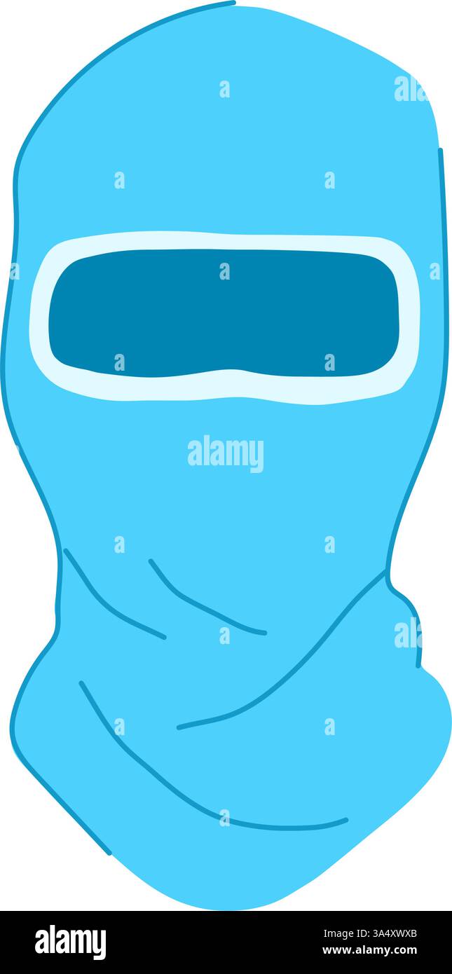 fog ski mask cartoon vector illustration Stock Vector Image & Art - Alamy