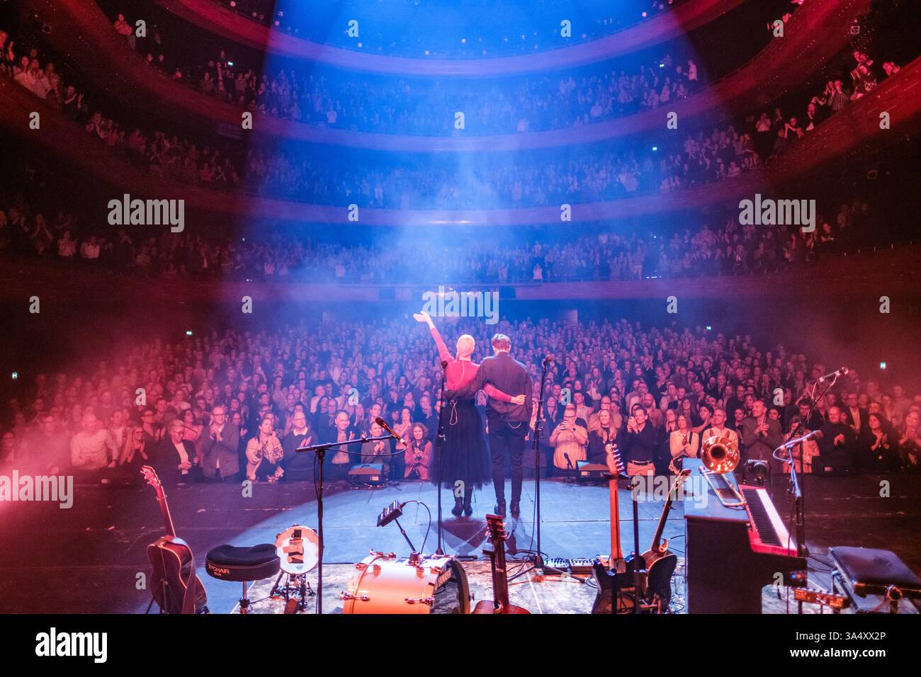 Copenhagen, Denmark. 15th, March 2025. Tina Dickow and Helgi Jonsson ...