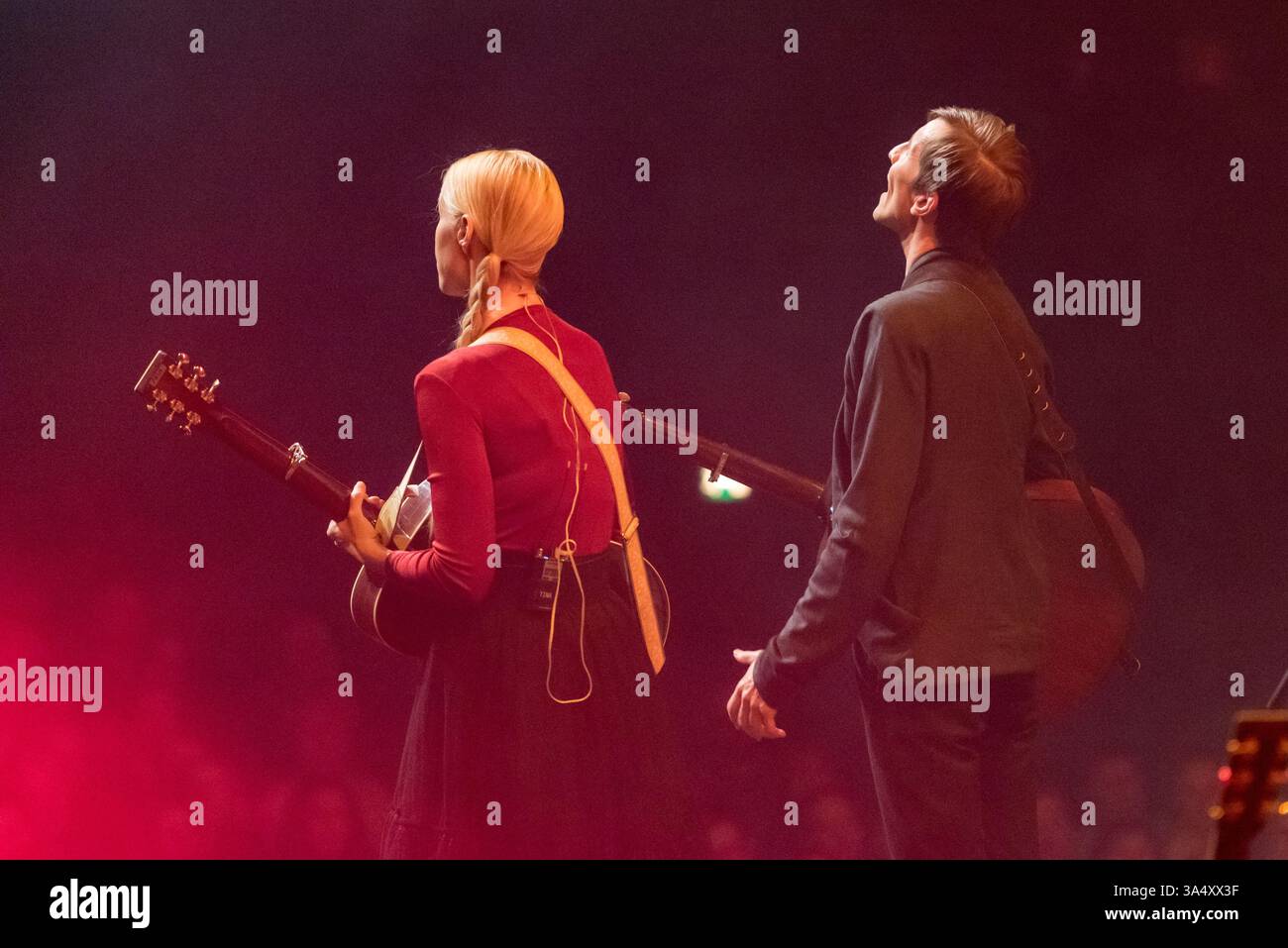 Copenhagen, Denmark. 15th, March 2025. Tina Dickow and Helgi Jonsson ...