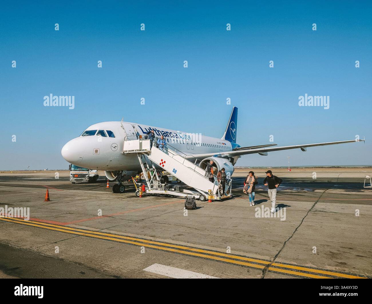 11-02-2025 Timisoara International Airport, Romania. Passengers ...