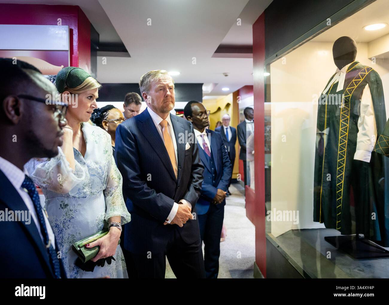 King Willem-Alexander and Queen Maxima during a visit to the Supreme ...