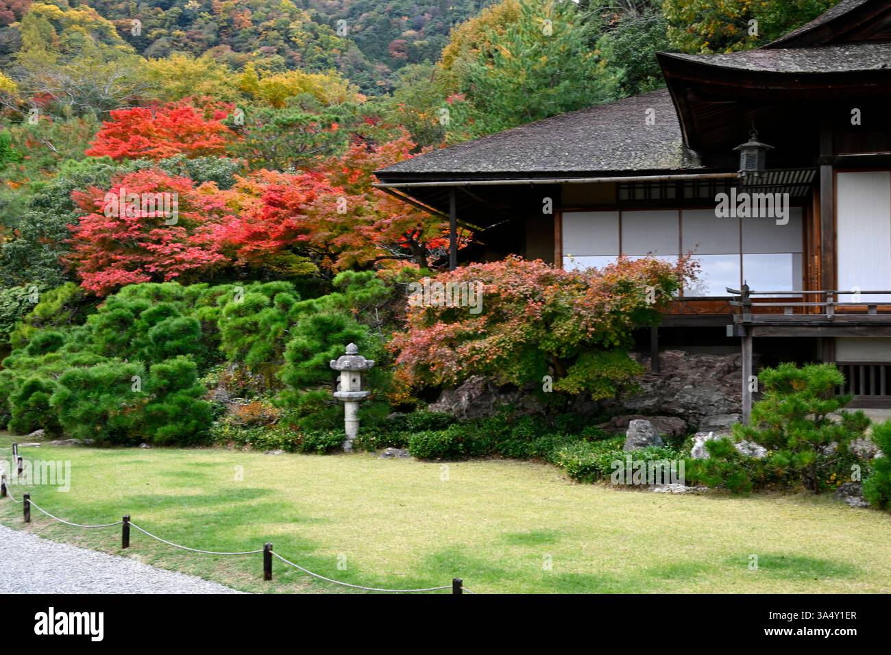 Okochi Sanso garden,Arashiyama,Kyoto,Japan Stock Photo - Alamy
