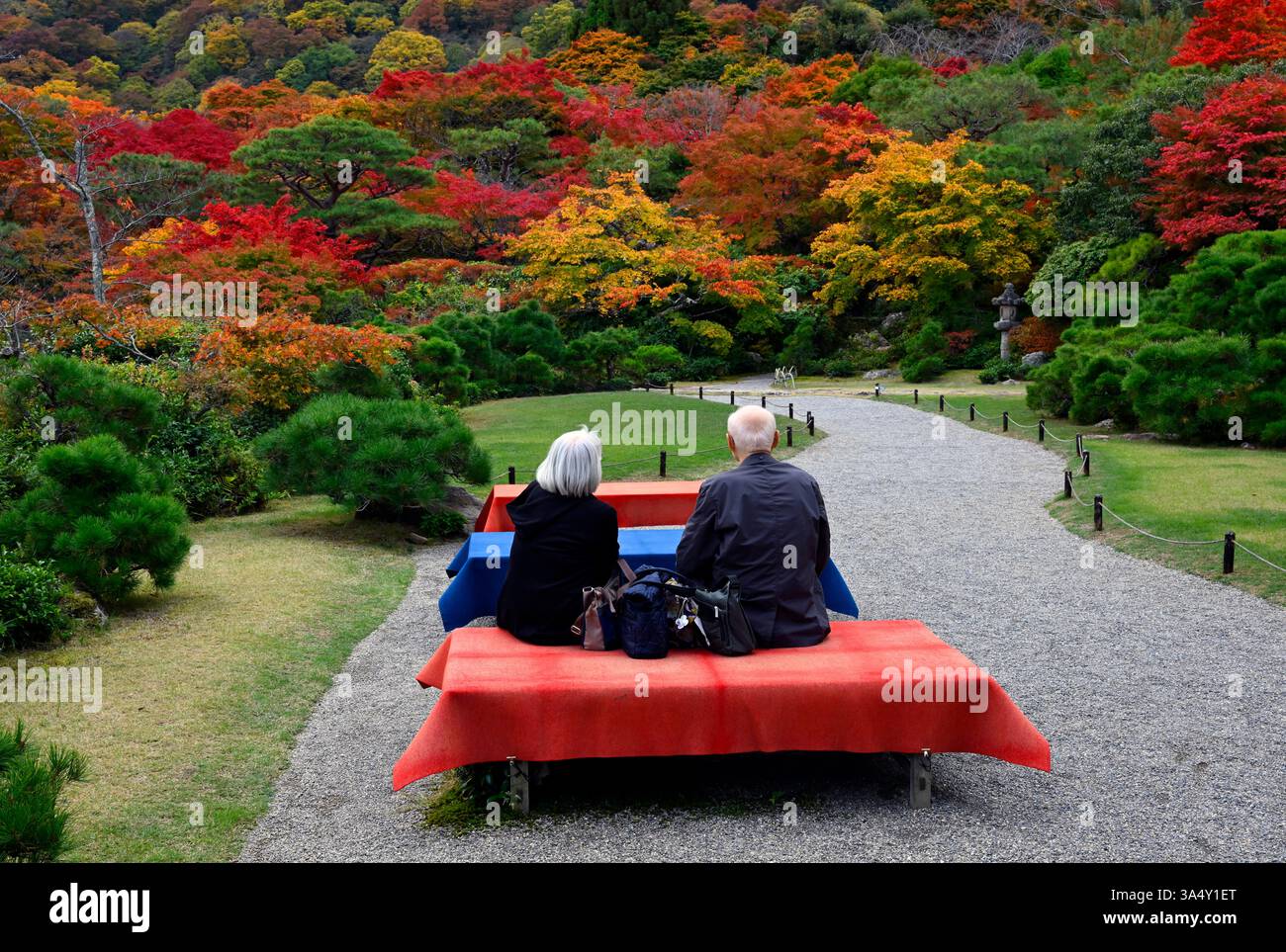 Okochi Sanso garden,Arashiyama,Kyoto,Japan Stock Photo - Alamy