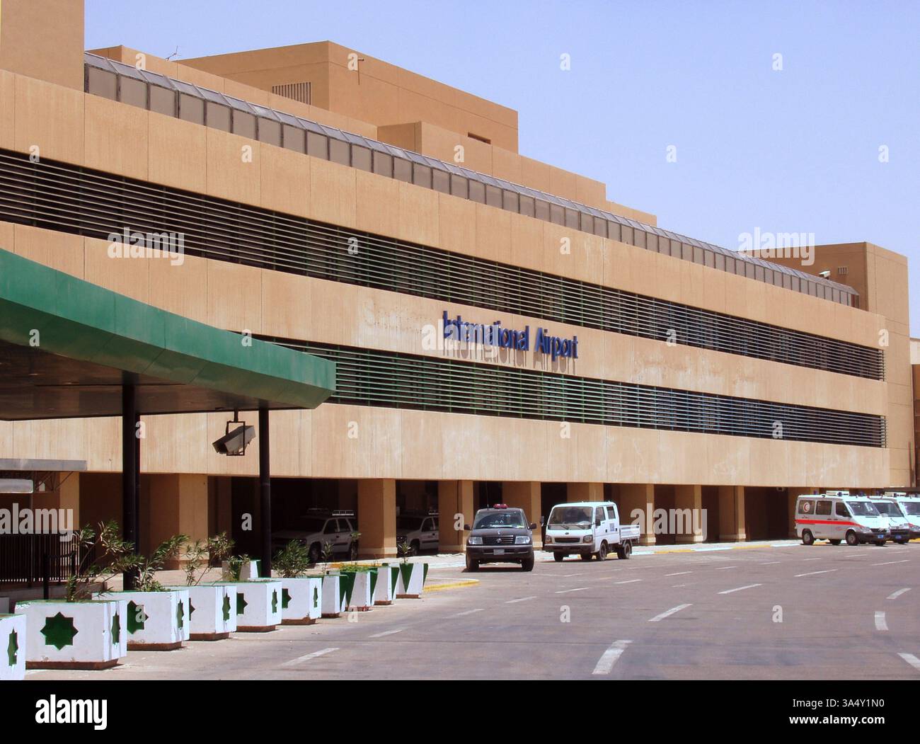 25th July 2003 The arrivals terminal of the former Saddam International ...