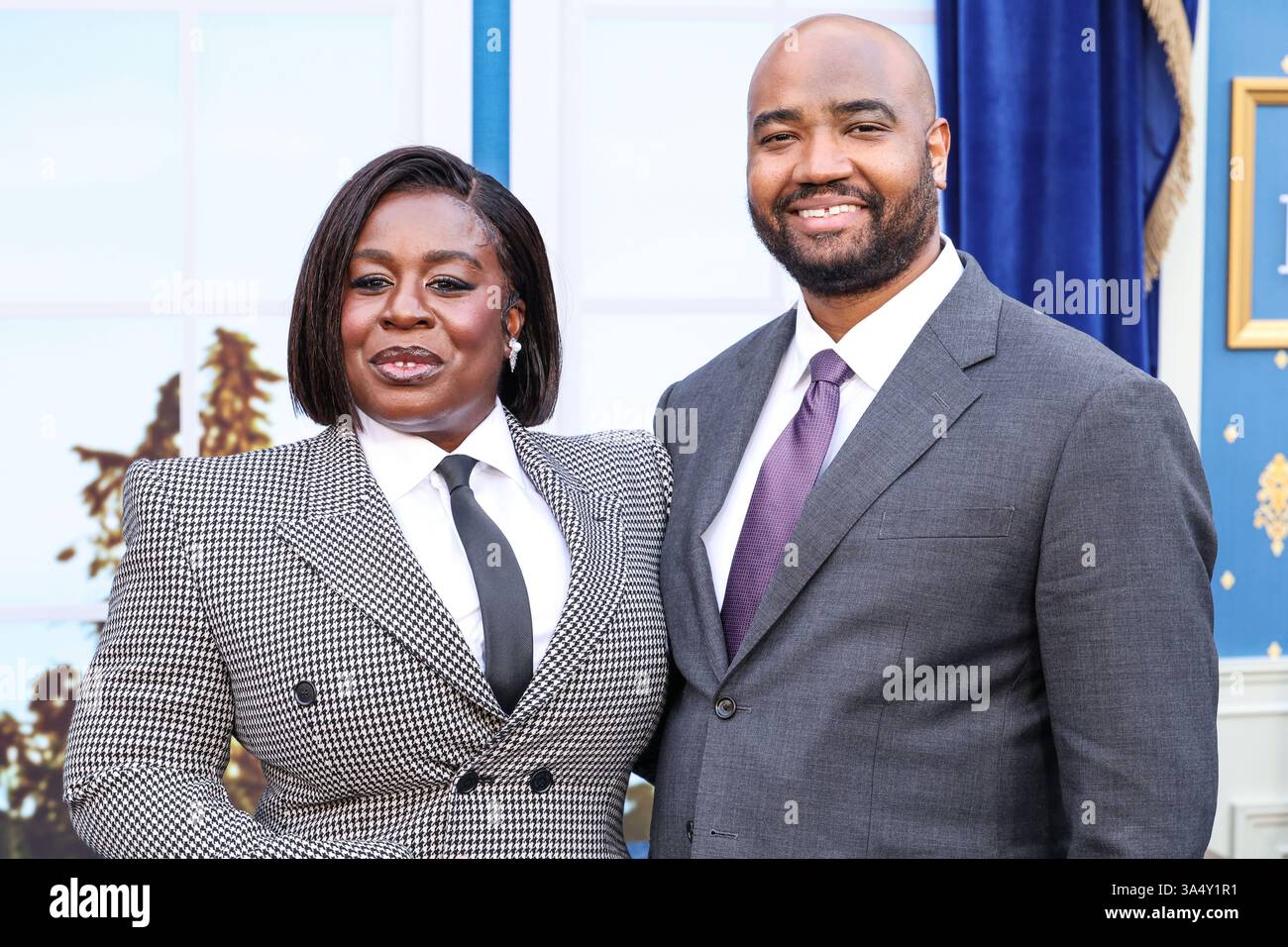 HOLLYWOOD, LOS ANGELES, CALIFORNIA, USA - MARCH 19: Uzo Aduba and ...