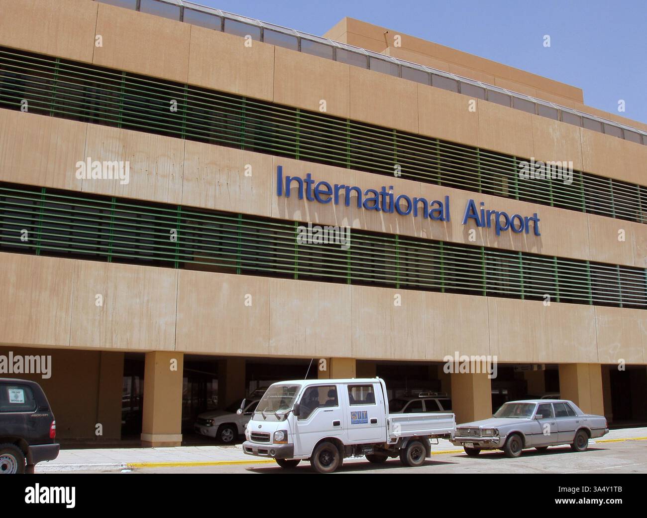 25th July 2003 The arrivals terminal of the former Saddam International ...