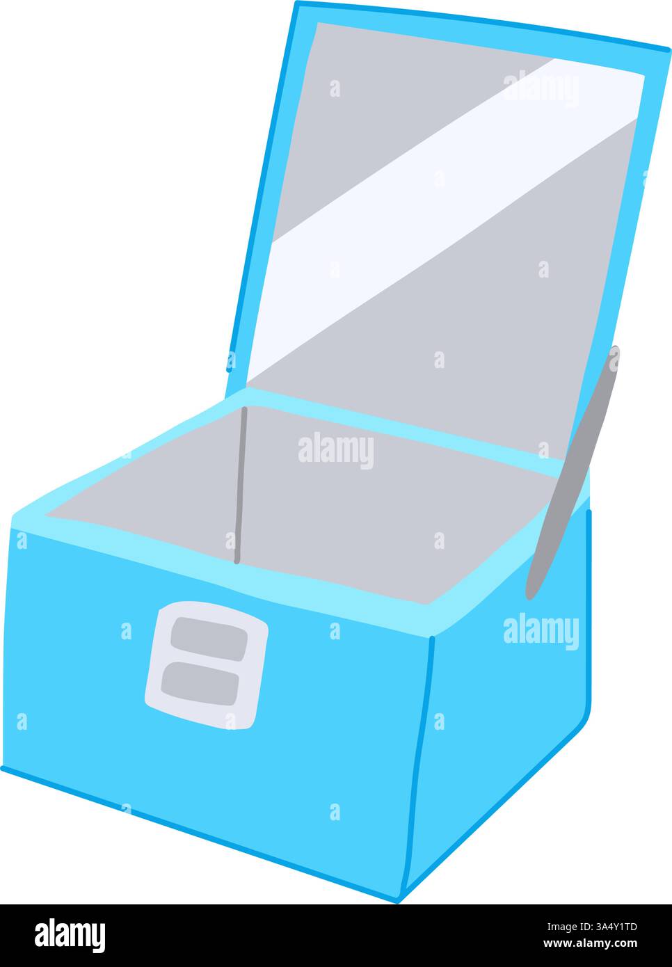 eco solar powered oven cartoon vector illustration Stock Vector Image ...