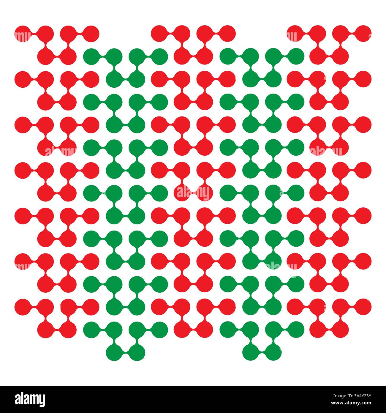 Vector Meta ball Connect Dot Set. Molecule chain. Circle Shapes. Abstract Geometric Dots ...