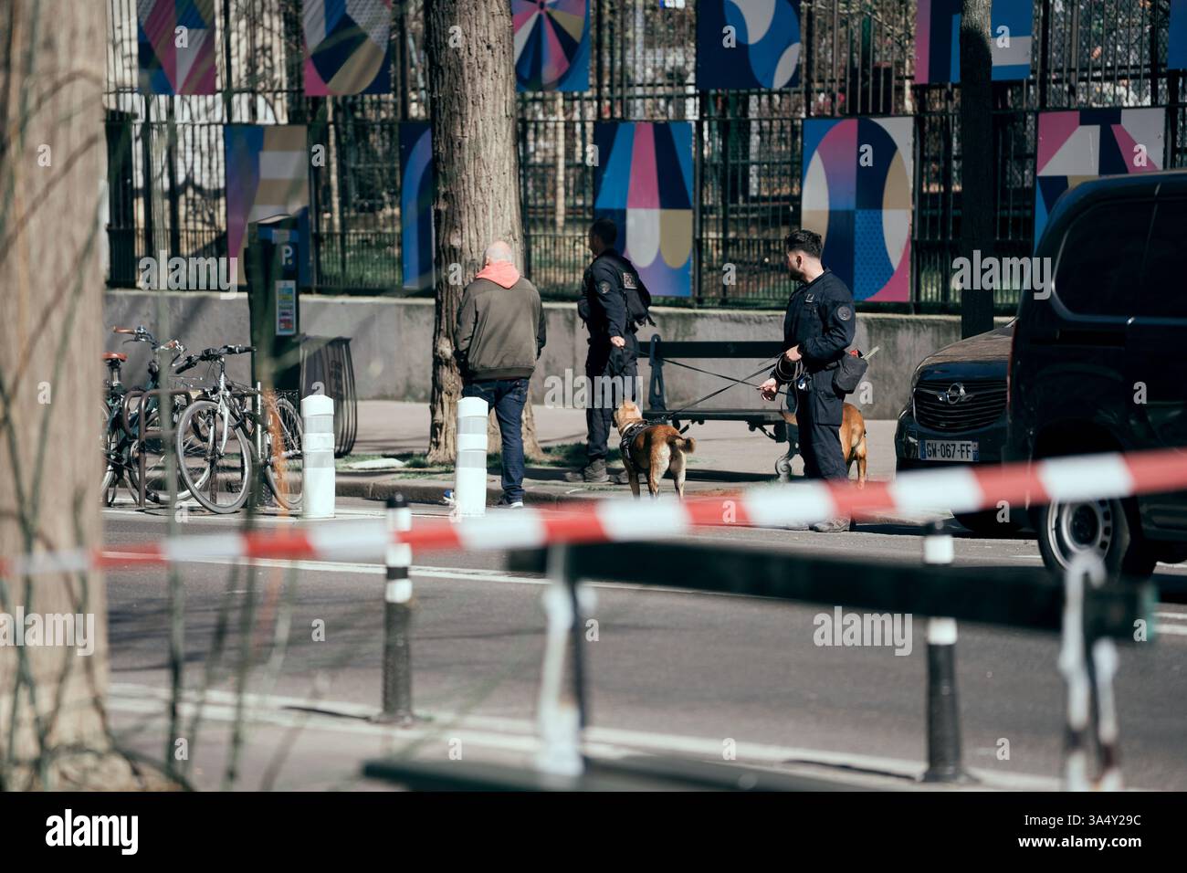 A bomb threat occurred at the Caroline Dorian public high school in the ...