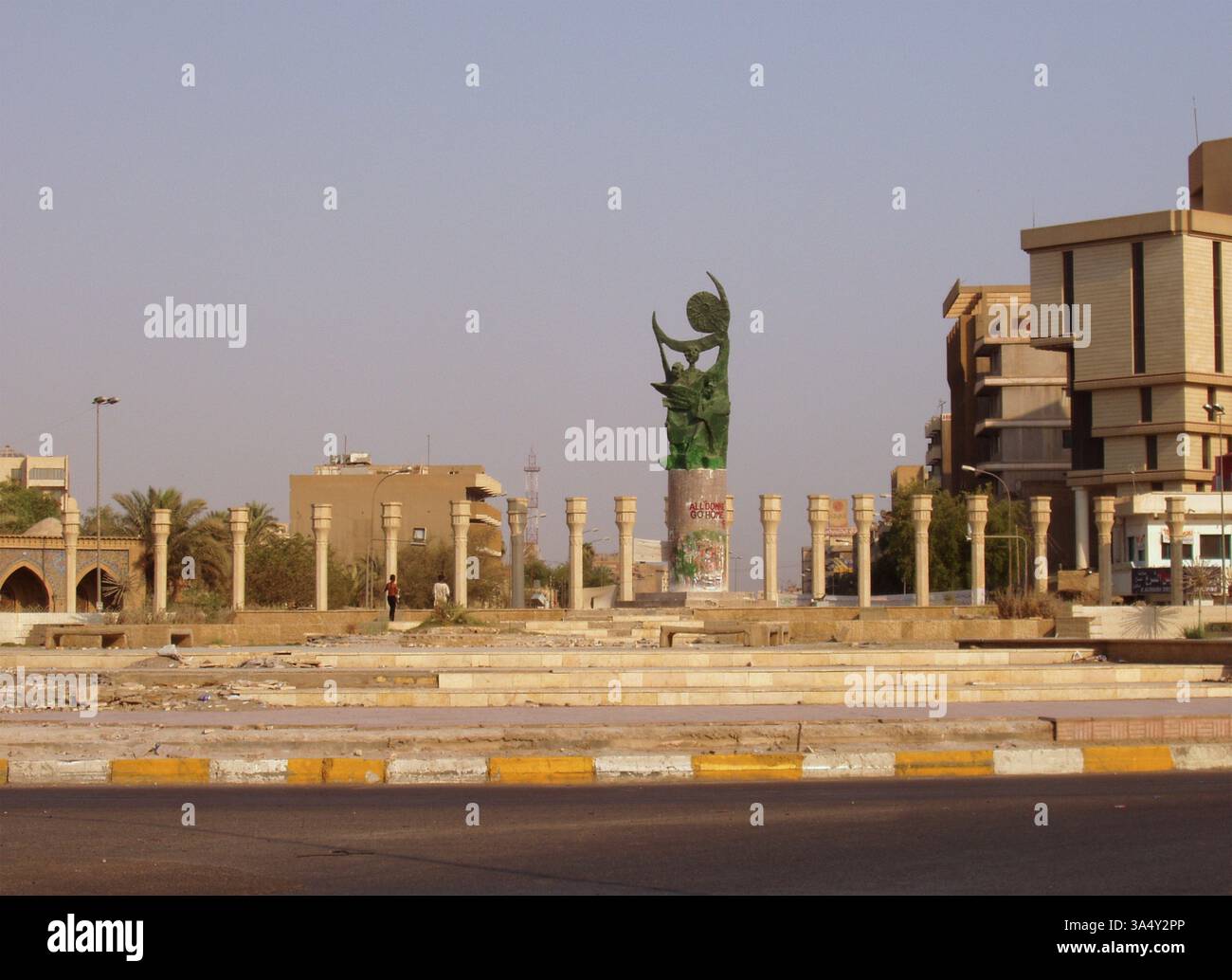 5th July 2003 The Bassem Hamad sculpture of an Iraqi family that ...