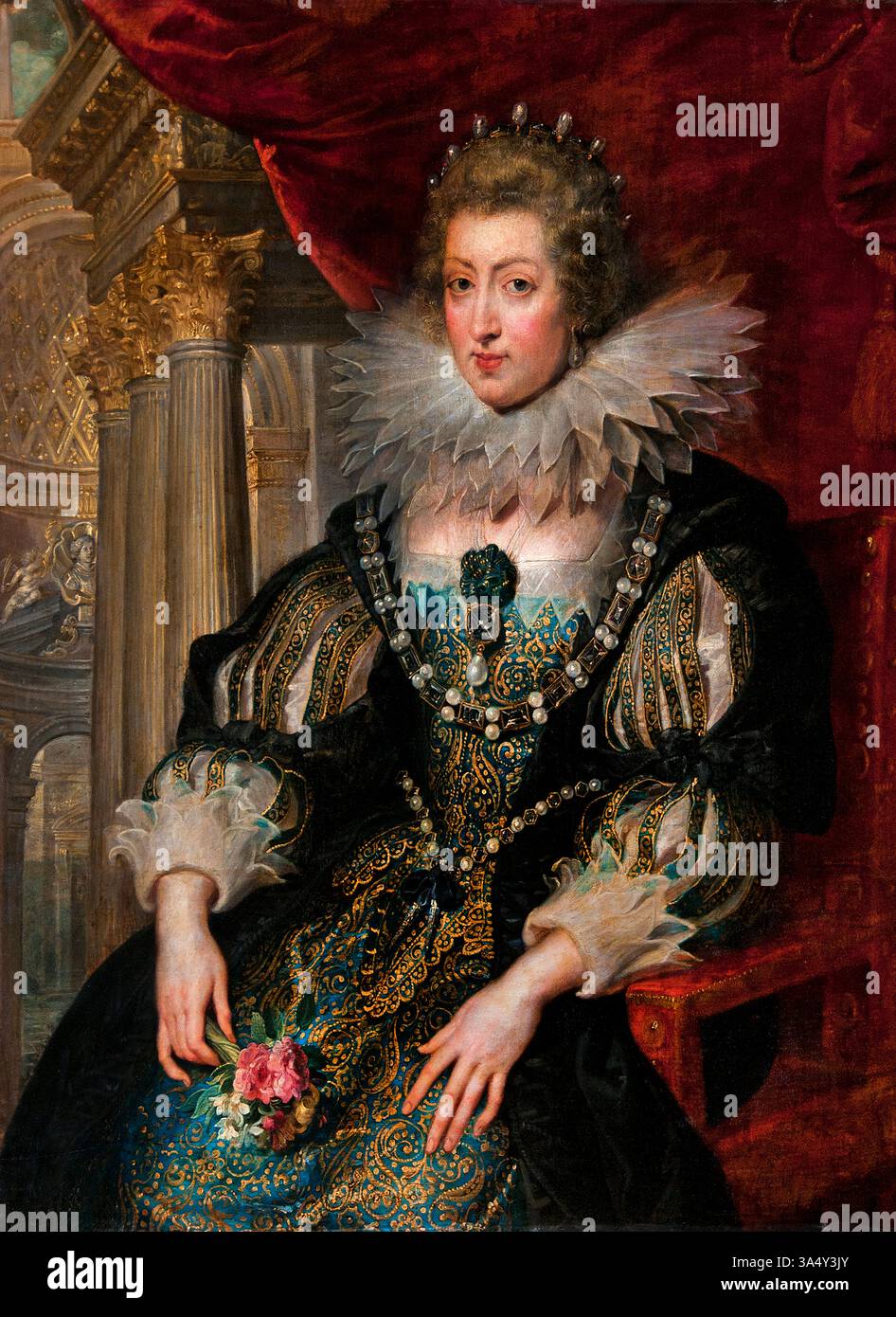 Queen of france louis xiii married mother of louis xiv hi-res stock ...