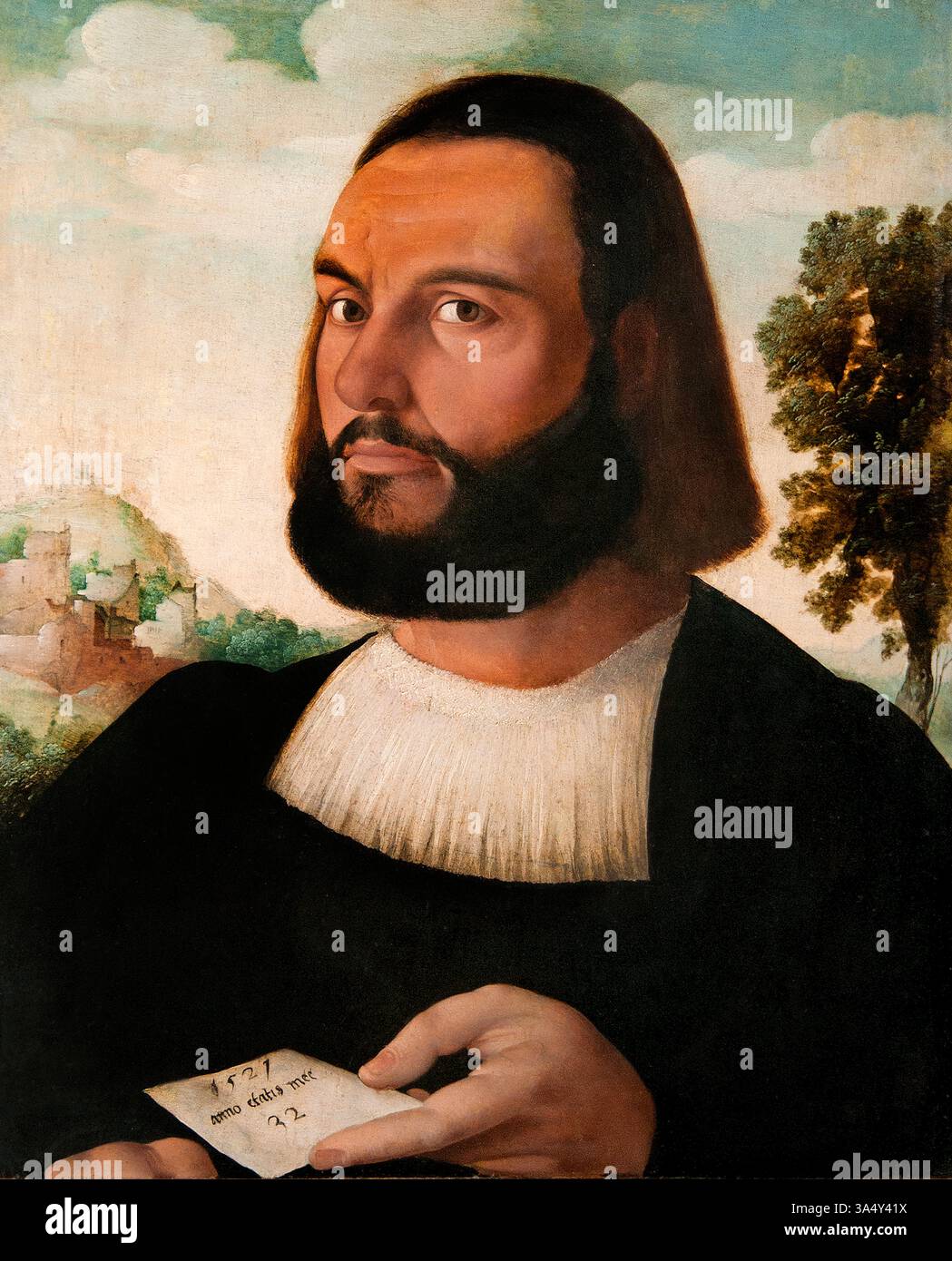 Portrait of a man1 521 by Jan van Schorel Dutch Netherlands Louvre ...