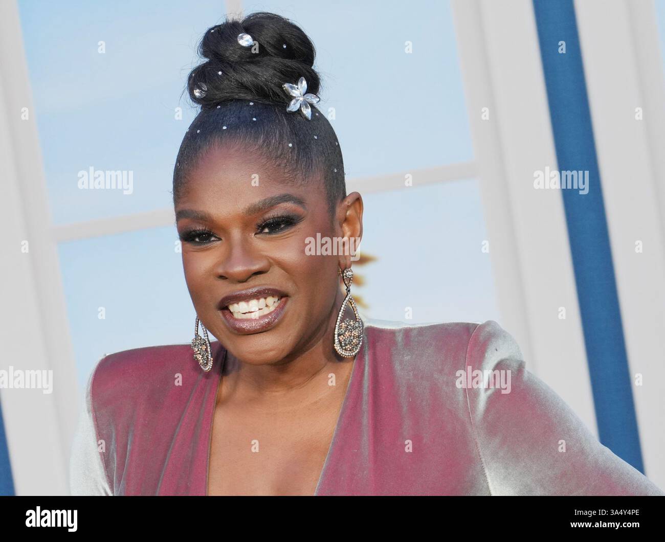 Edwina Findley arrives at Netflix's THE RESIDENCE World Premiere held ...