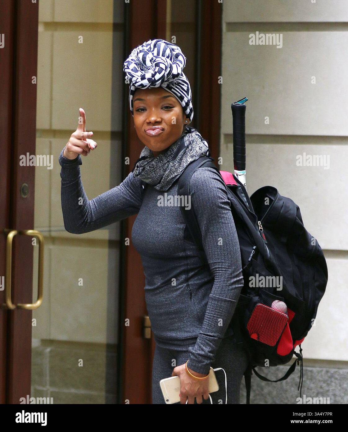 Brandy Norwood out and about in midtown Manhattan, New York City - 28 ...
